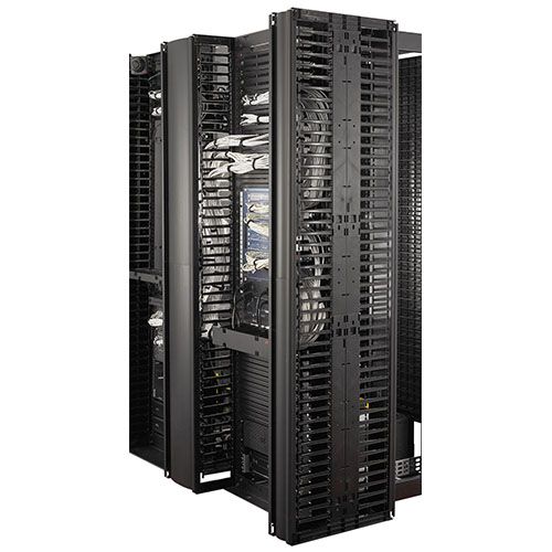 Organizador vertical de cables Valueline para racks de 2 y 4 postes, de ...